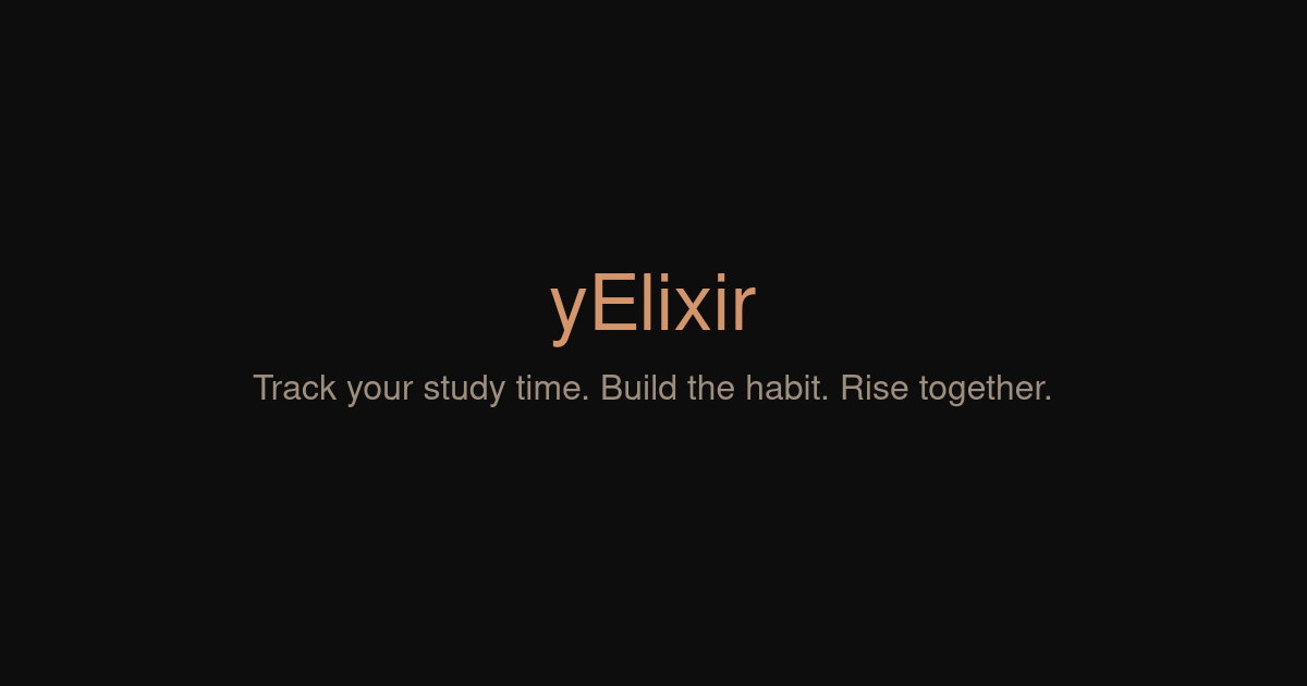 Study With Friends Online — Free Group Study App | yElixir